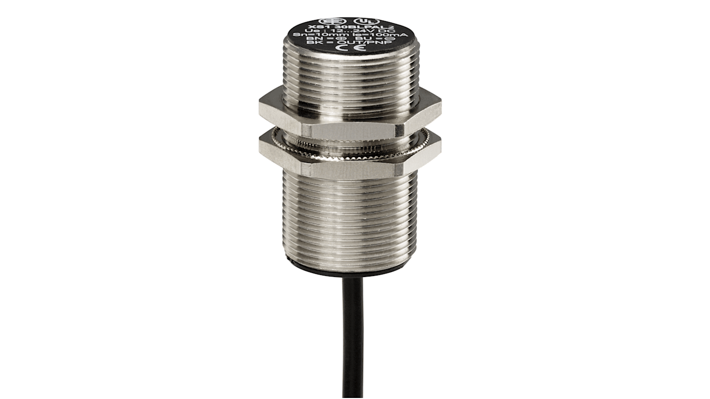 XS530BLPAL5 | Telemecanique Sensors Inductive Barrel-Style Proximity Sensor, M30 x 1.5, 10 mm ...