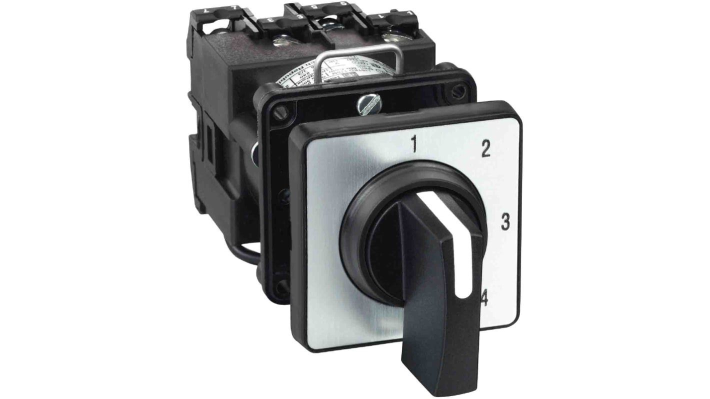K1D004NCH | Schneider Electric, 1P 4 Position Multi Step Cam Switch ...