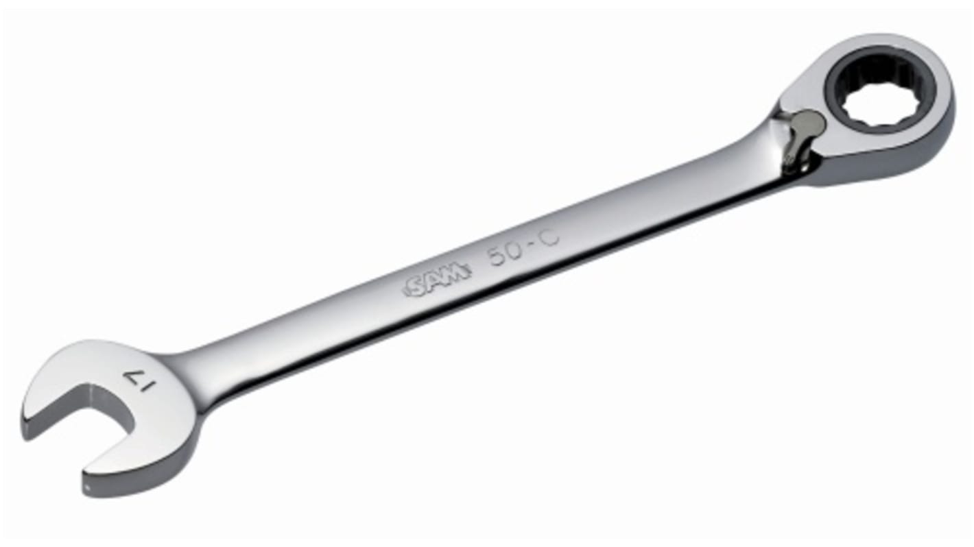 50-C-21 | SAM Combination Ratchet Spanner, 21mm, Metric, Height Safe ...