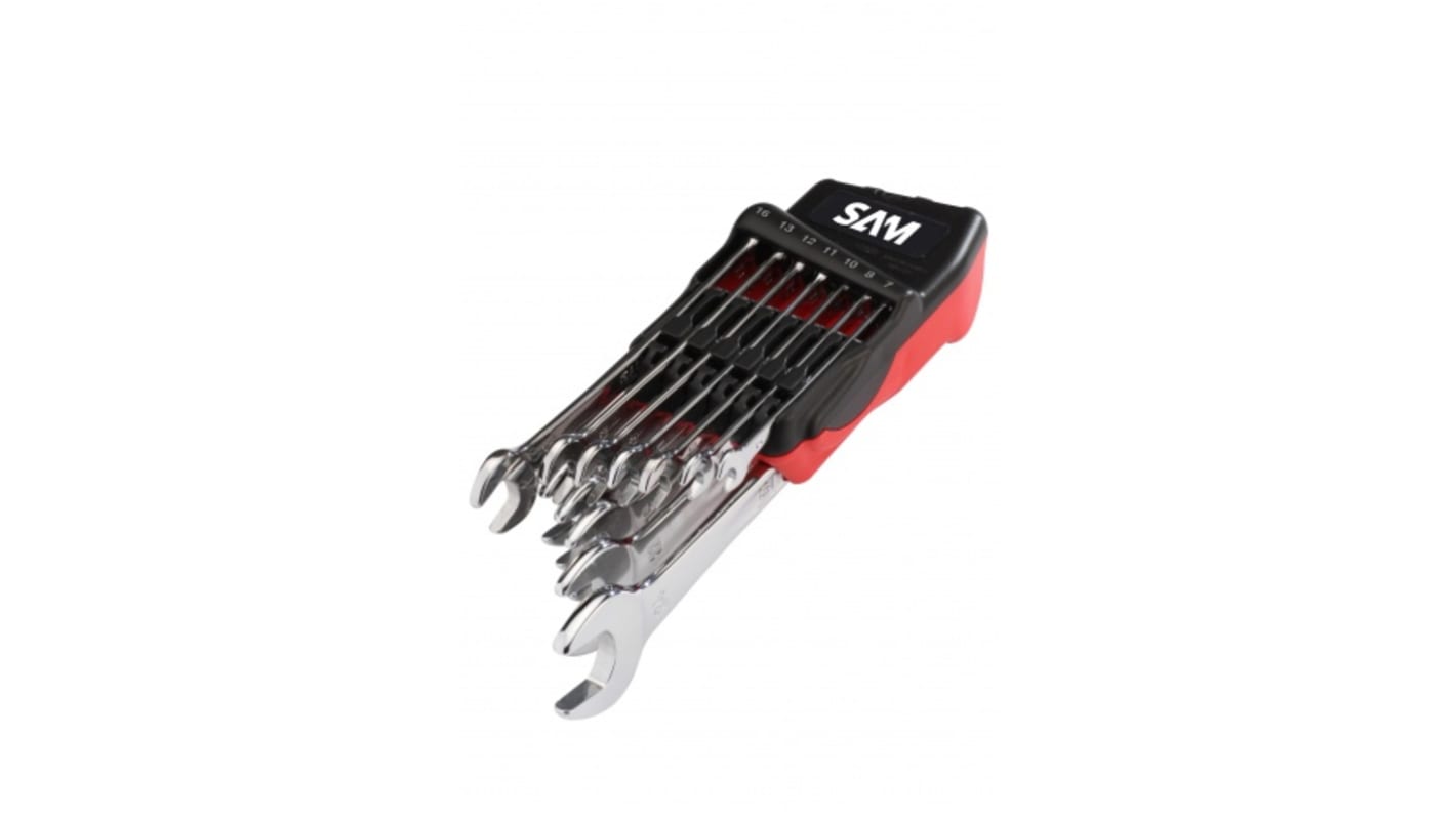 50N-J12 | SAM 12-Piece Combination Spanner Set, 7 → 24 mm | RS