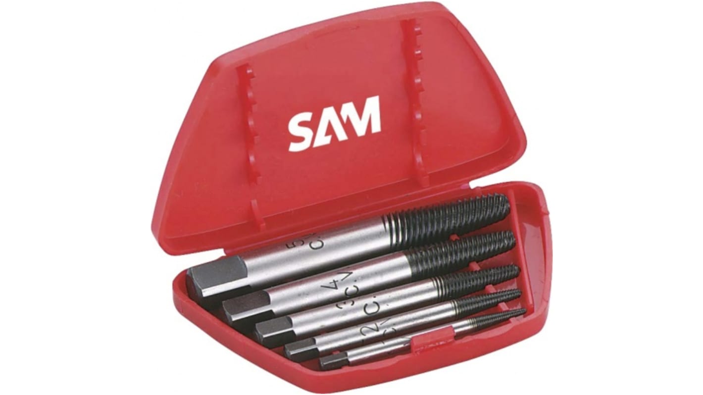 761-C-5 | SAM 5 piece Screw Extractor | RS