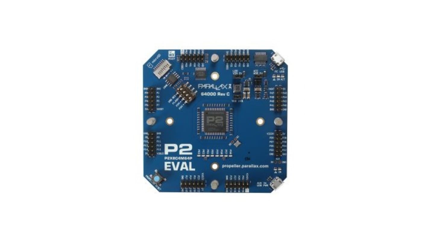 Parallax Inc Propeller 2 Evaluation Board Rev. C Microcontroller ...