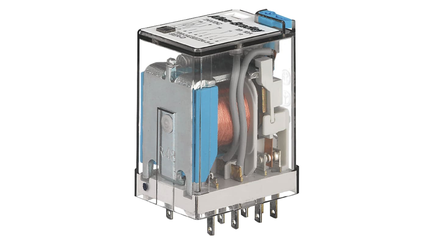 700-HC24A12-3-4 | Rockwell Automation Plug In Non-Latching Relay, 12V ac Coil, 7A Switching ...