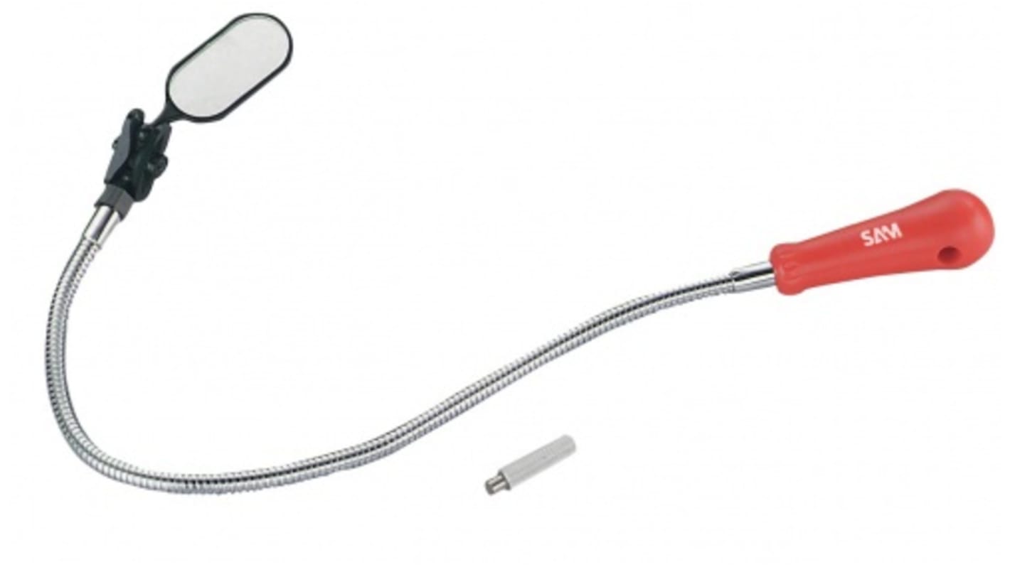 1395-F1 | SAM Inspection Mirror Probe, 25 x 50mm mirror dia. , flexible ...