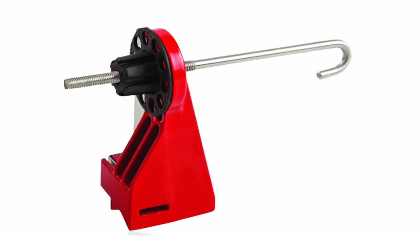 RS PRO Red 1-Lock Brass, Stainless Steel Ball Valve Lockout | RS