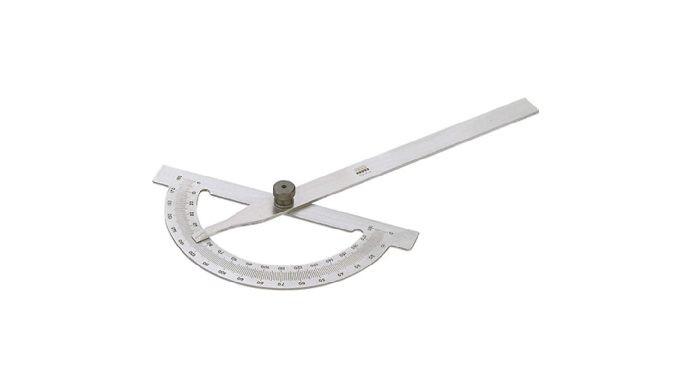 710-R-2 | SAM Metric Vernier Bevel Protractor, 200 mm | RS