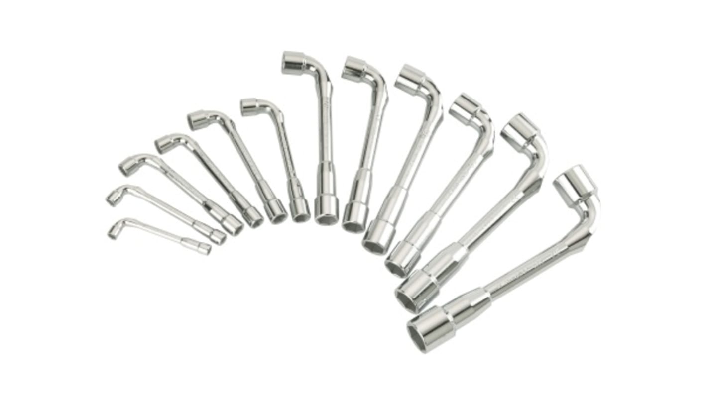 94-SDJ12 | SAM Hex Tubular Box Spanner Set, 12 Pieces, 7 → 24 mm Tip | RS