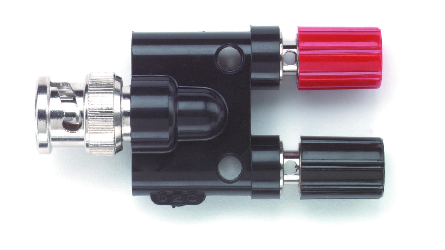 1296 | Pomona Black, Male Test Connector Adapter With Brass contacts ...