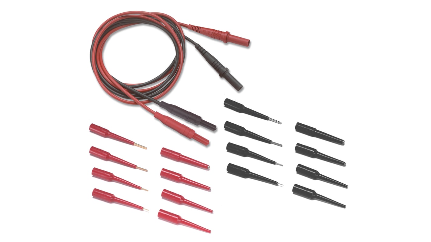 6481 | Pomona Test Lead & Connector Kit With One red and one black set ...
