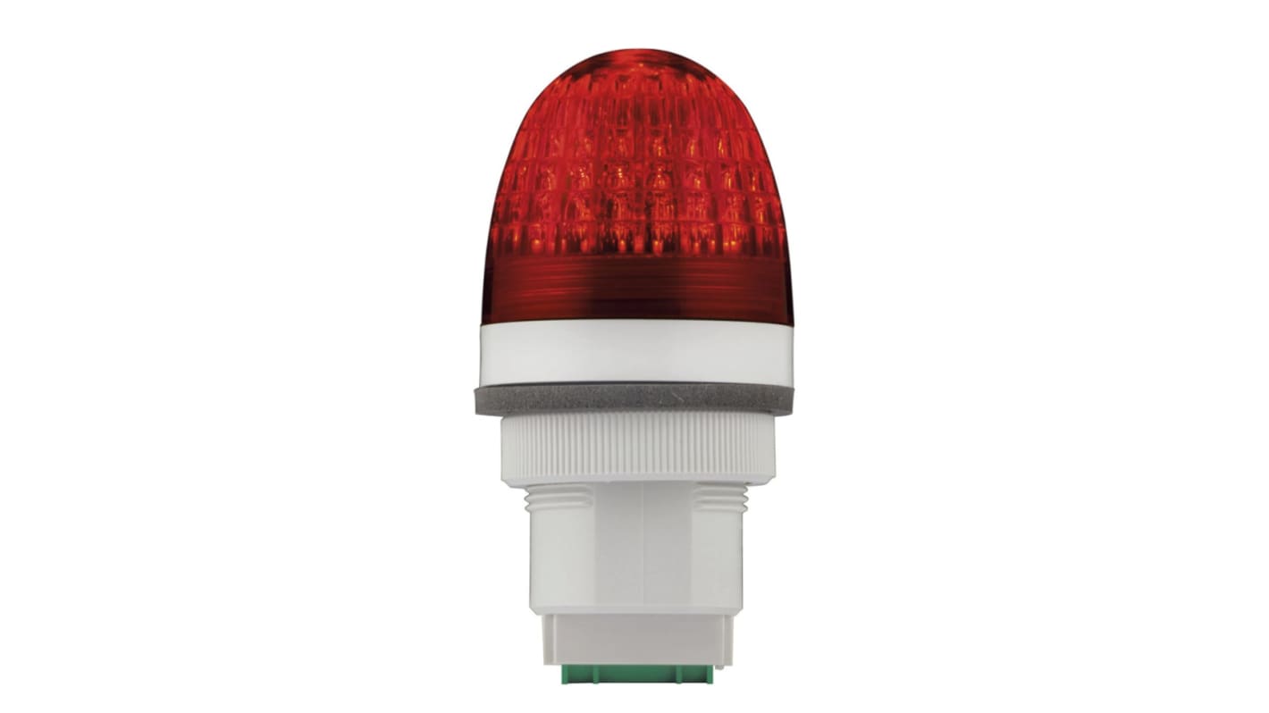 Balise Fixe à LED Rouge RS PRO, 12 V c.a./c.c., 24 V c.a./c.c. | RS