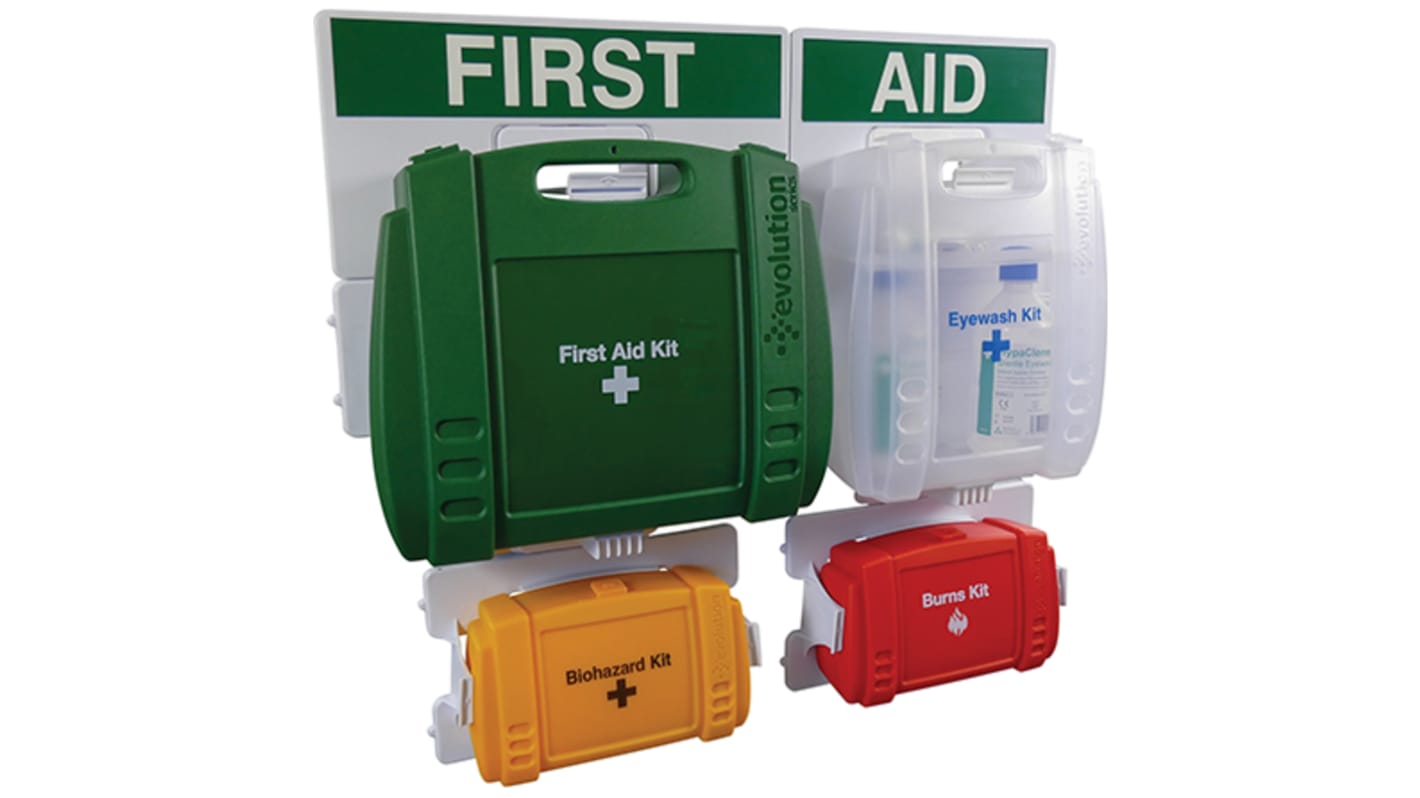 RS PRO First Aid Kit for 100 Person/People, Wall Mounted | RS