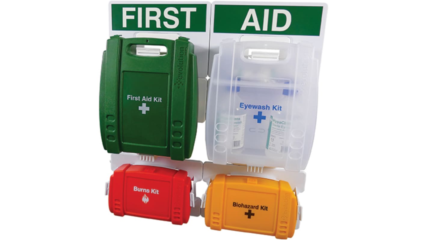 RS PRO First Aid Kit for 25 → 100 Person/People, Wall Mounted | RS