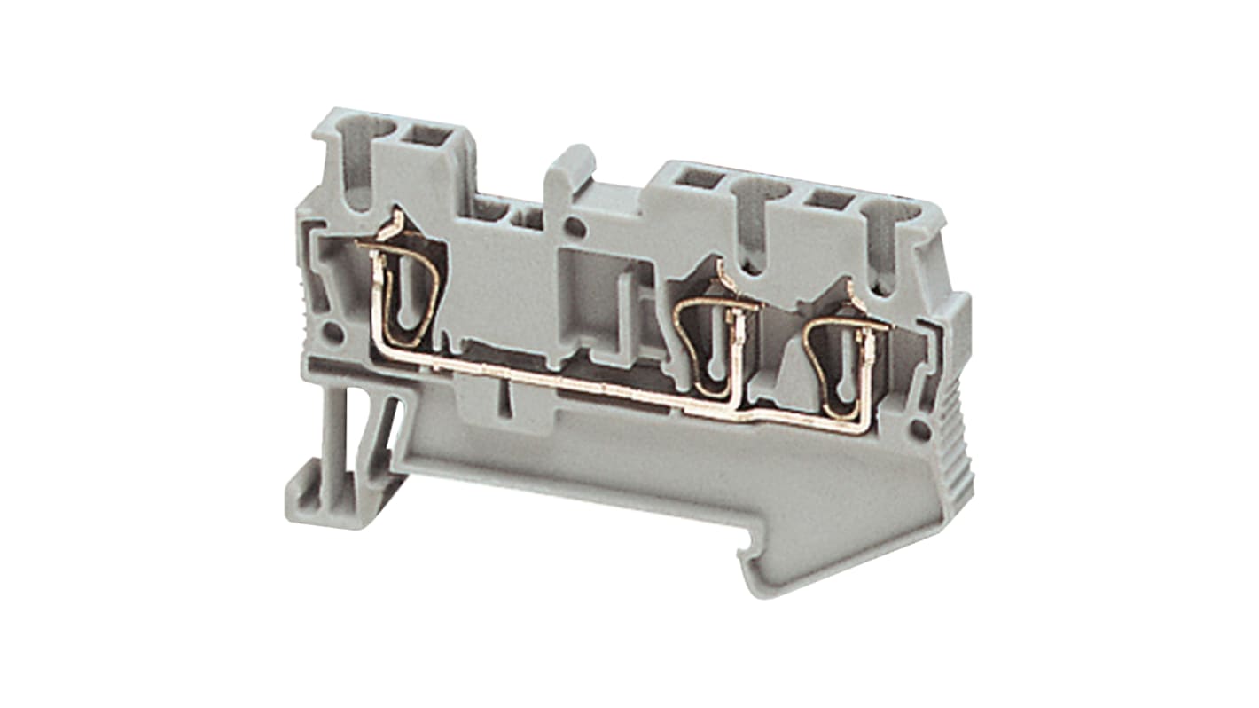 NSYTRR23 | Schneider Electric TRR Series Grey Feed Through Terminal ...