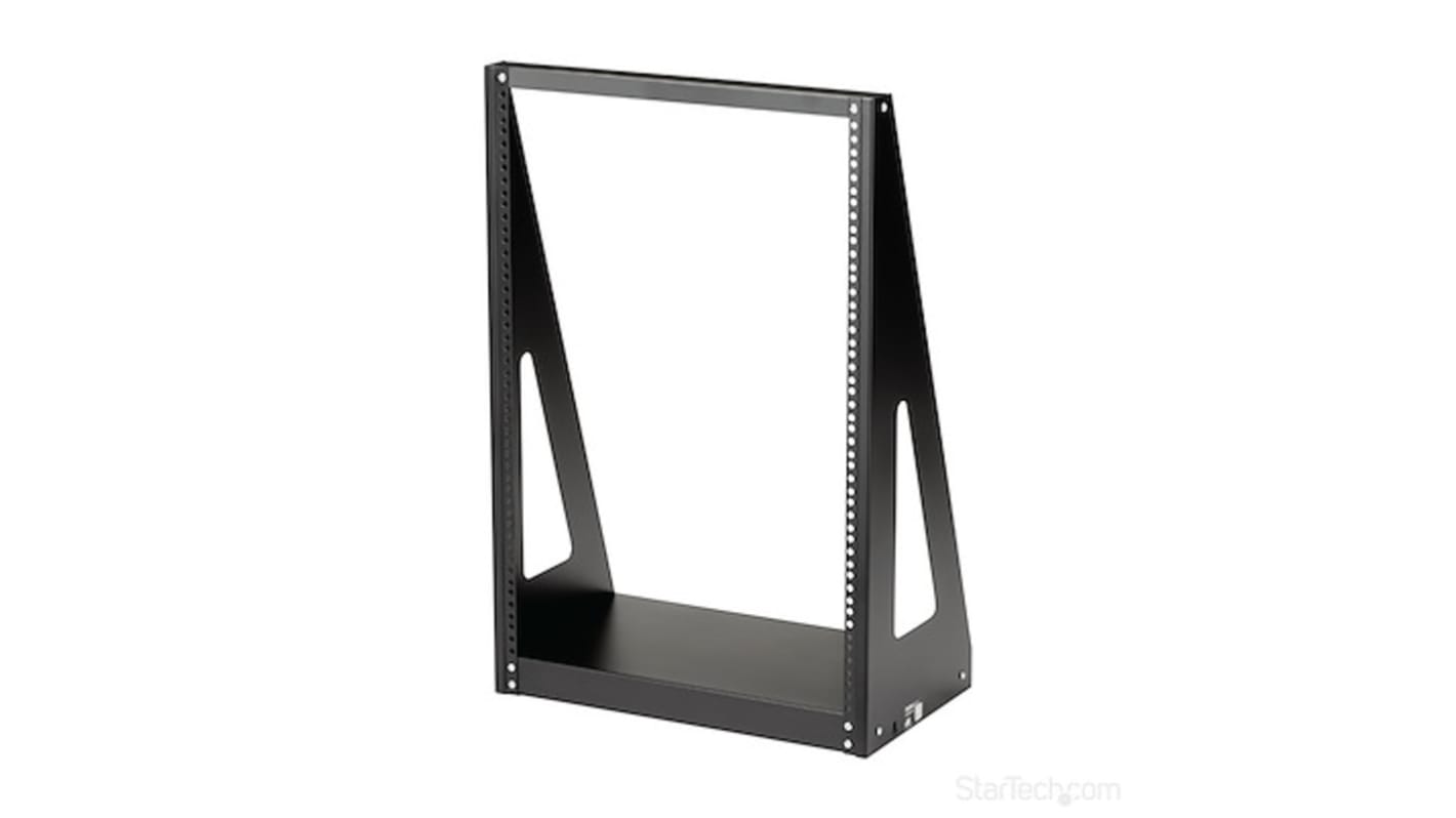 2POSTRACK16 | StarTech.com Black 16U Steel Server Rack , with 2-Post ...