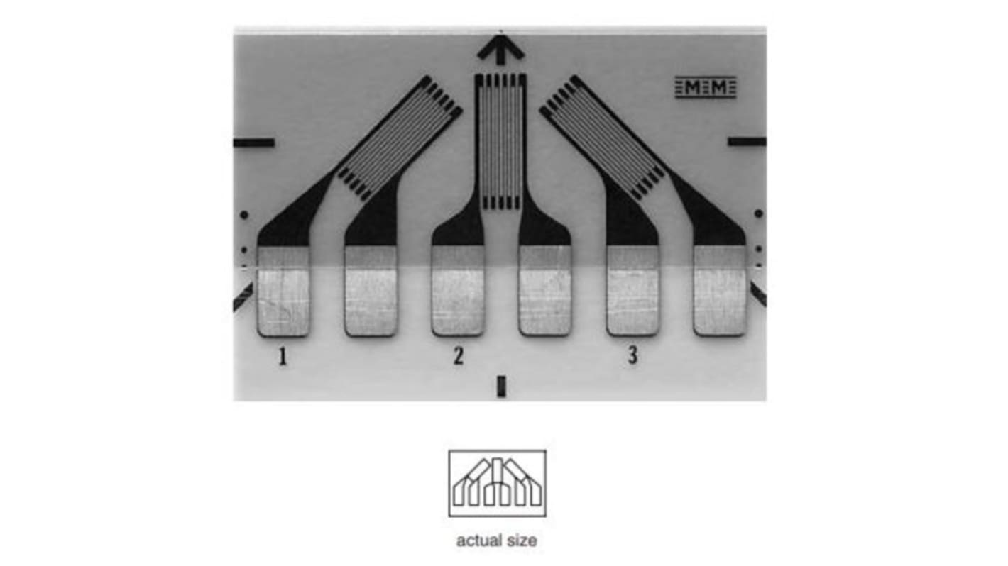 MMF404269 | Micro-Measurements Strain Gauge, ±5% Range, 350Ω | RS