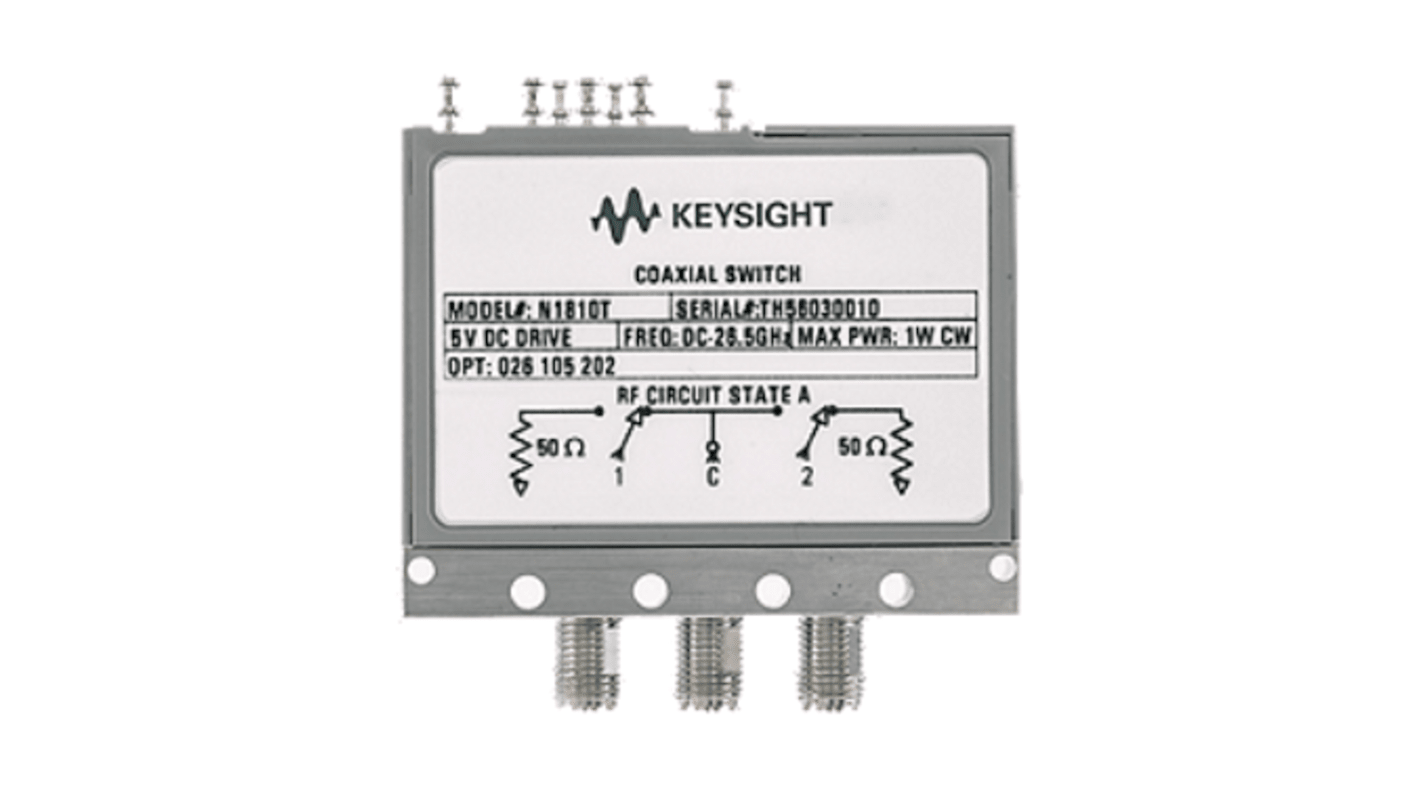 N1811TL-026-105-201 | Keysight Technologies RF Switch, SMA Female ...