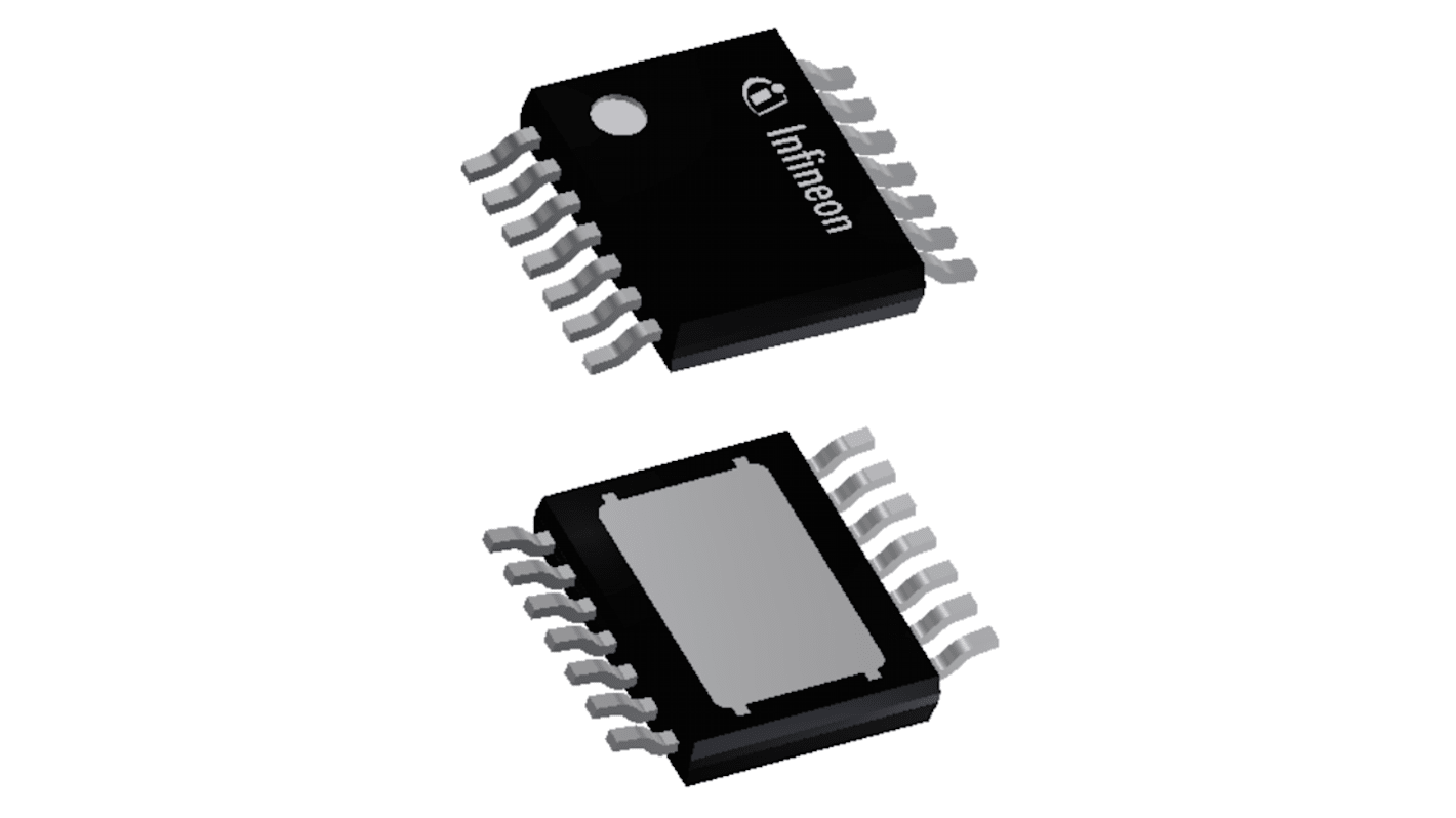 Infineon BTS70202EPAXUMA1, DualHigh Side, High Side Power Switch IC 14 ...