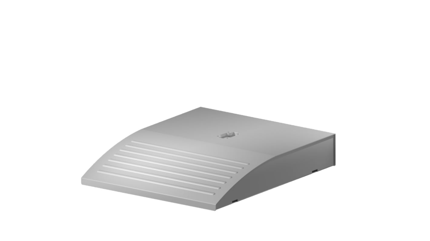 6106200 | Rittal CP Series RAL 7035 Steel Base Plate, 100mm H, 490mm W ...