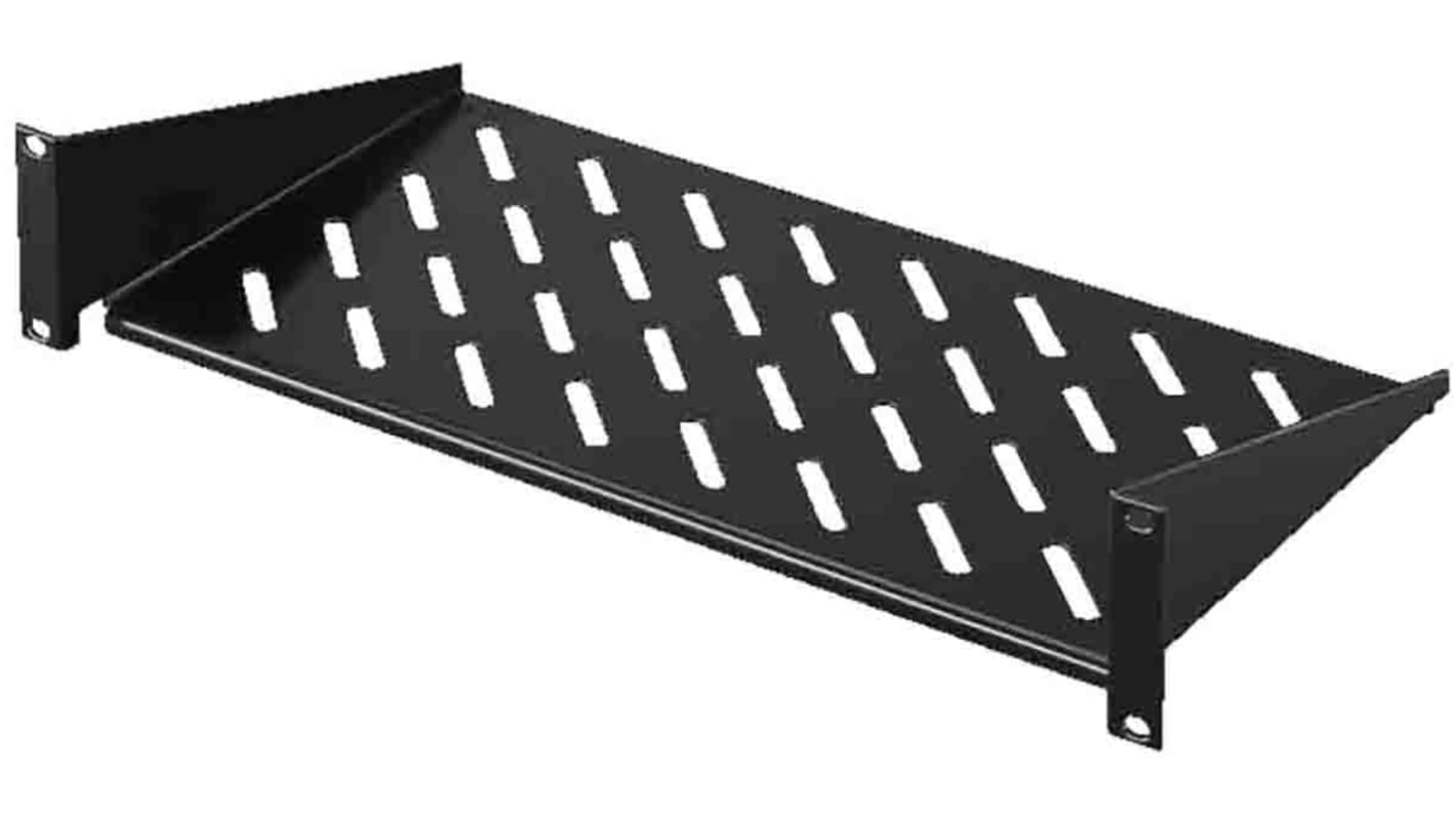 5501615 | Rittal Black Shelf, 2U, 482.6mm x 250mm | RS
