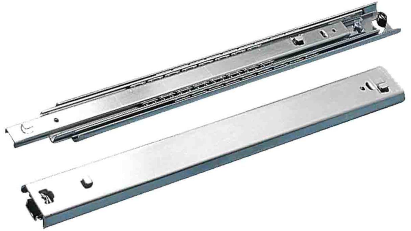 7161000 | Rittal Telescopic Rail, 600mm Depth, 50kg Max Load | RS