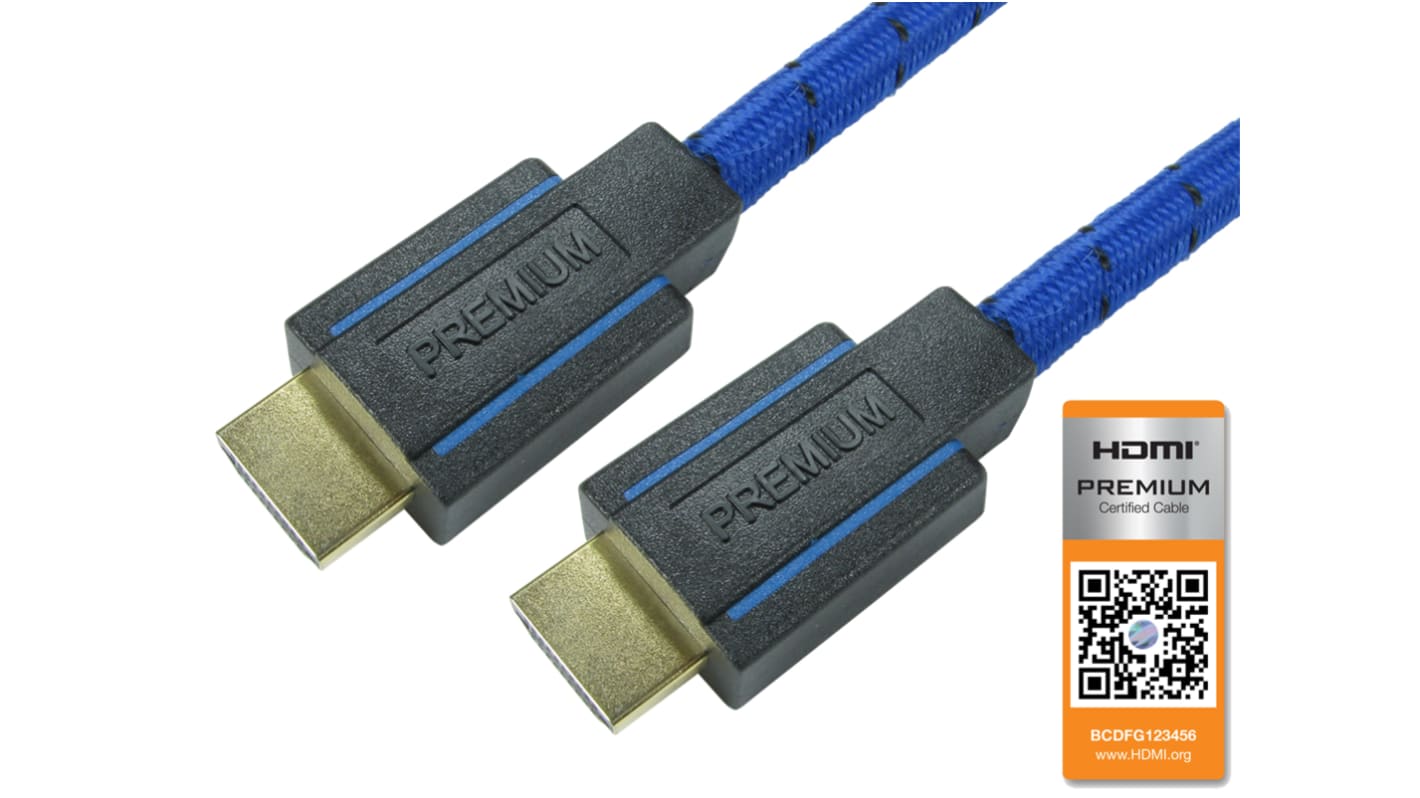 CDLPREM-03B | NewLink 4K @ 60Hz Premium Certified V2.0 B Male HDMI to ...