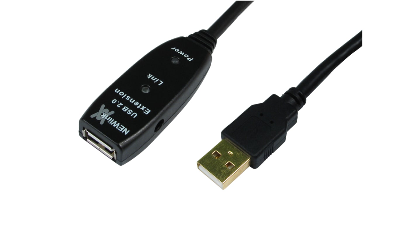 USB2-REP15 | NewLink USB 2.0 Cable, Male USB A to Female USB A USB ...