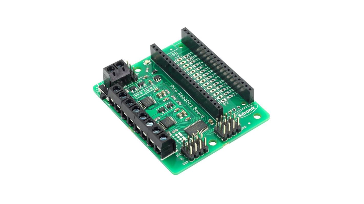 5329 | Kitronik Kitronik Robotics Board for Raspberry Pi Pico | RS
