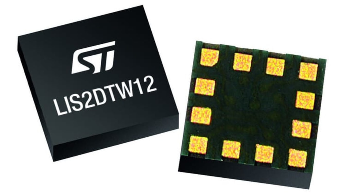 LIS2DU12TR | Accéléromètre STMicroelectronics CMS I2C, SPI LGA, 12 ...