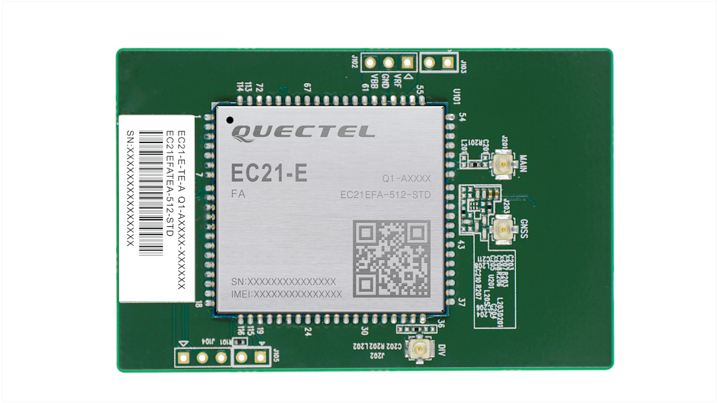 EC21EFATEA-512-STD | Carte d'évaluation Quectel | RS