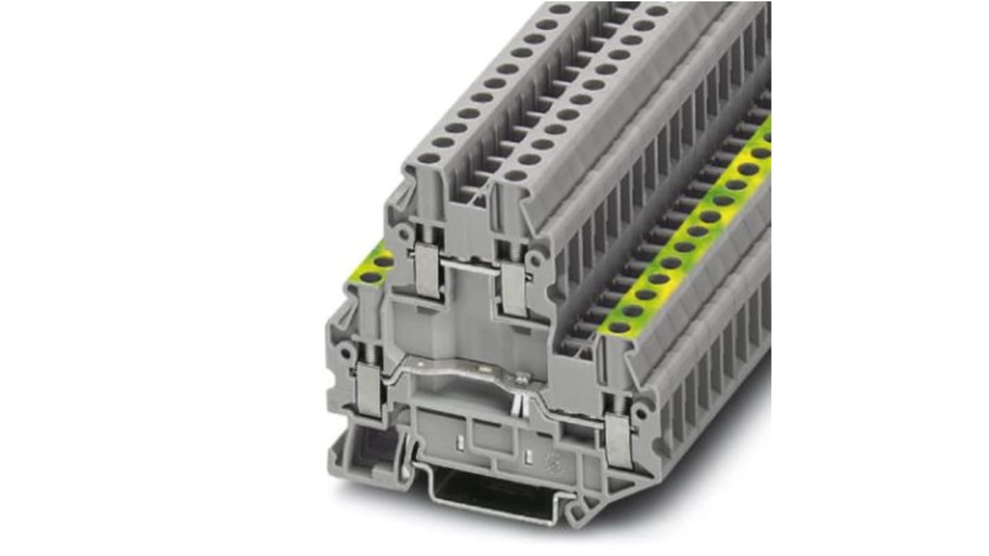 3044678 | Phoenix Contact UTTB 2 Series DIN Rail Terminal Block | RS