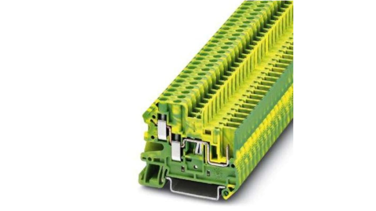 3060283 | Phoenix Contact UT 4 Series Earth Terminal Block, 0.14 → 6mm² ...