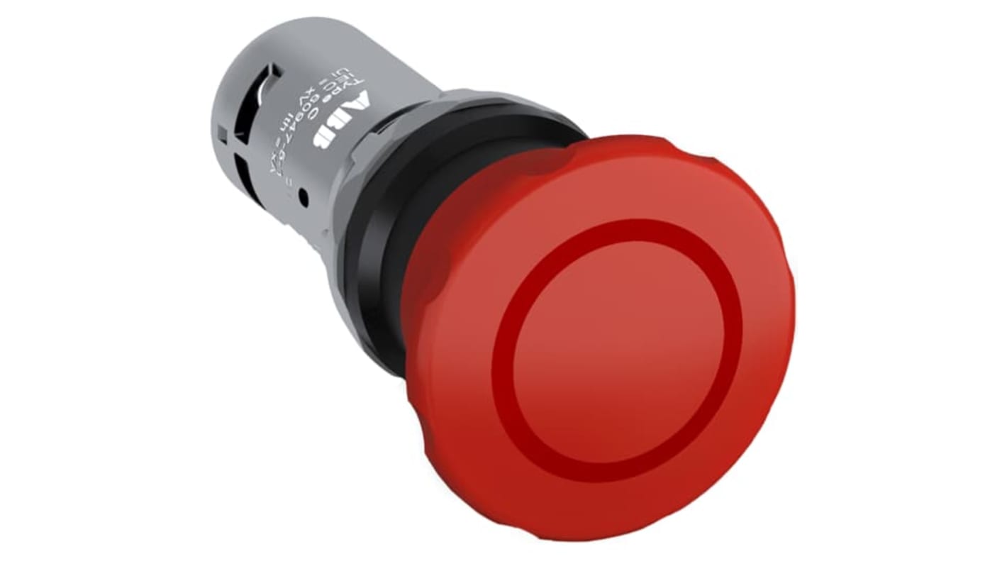 1SFA619551R1051 CE4P-10R-02 | ABB Compact Series Pull Release Emergency Stop Push Button, Panel ...