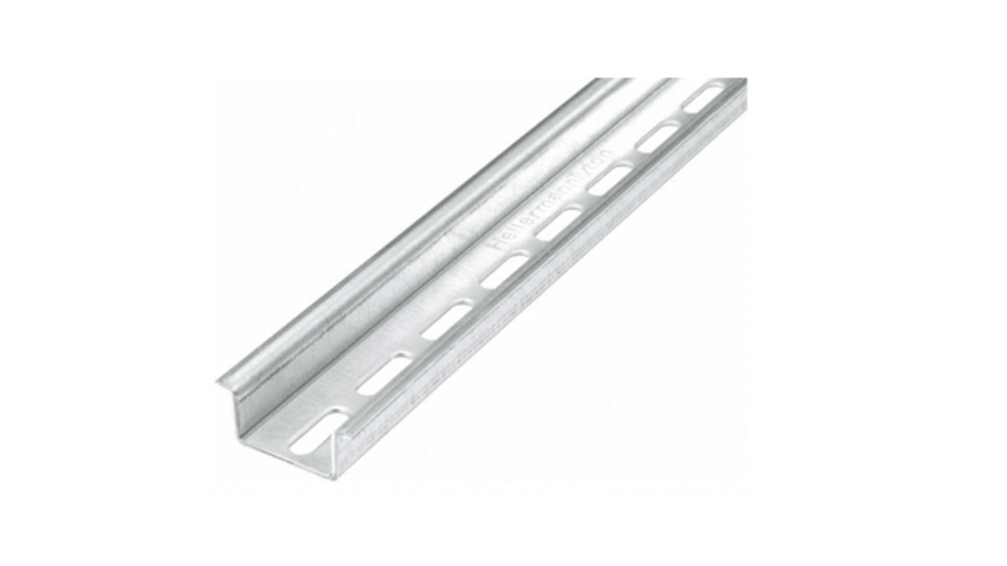RS PRO Perforated DIN Rail, Deep Top Hat Compatible, 2m x 35mm x 15mm | RS
