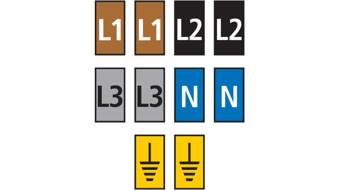 561-00300 | HellermannTyton WIC0 Cable Markers, assorted colours, Pre ...