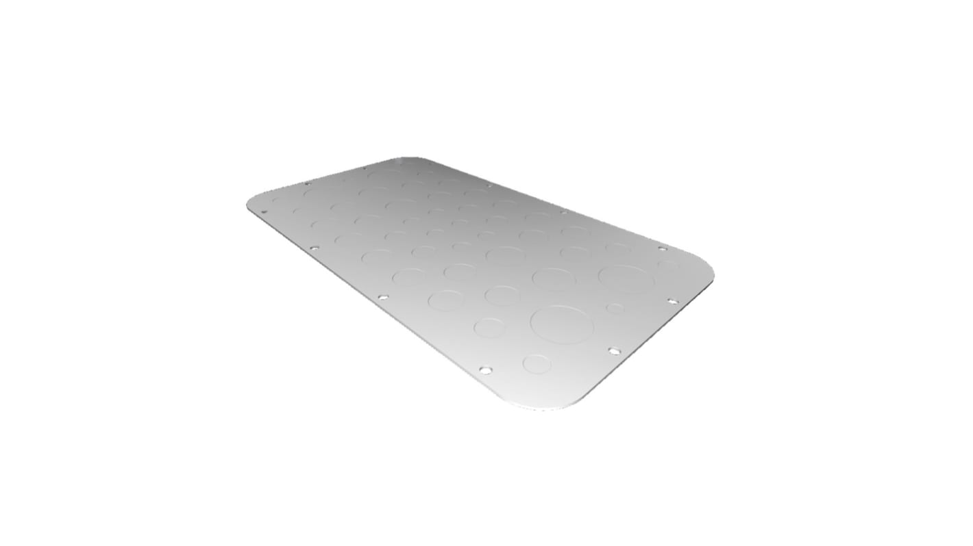 2576100 | Rittal SZ Series RAL 7035 Sheet Steel Gland Plate, 401mm W ...