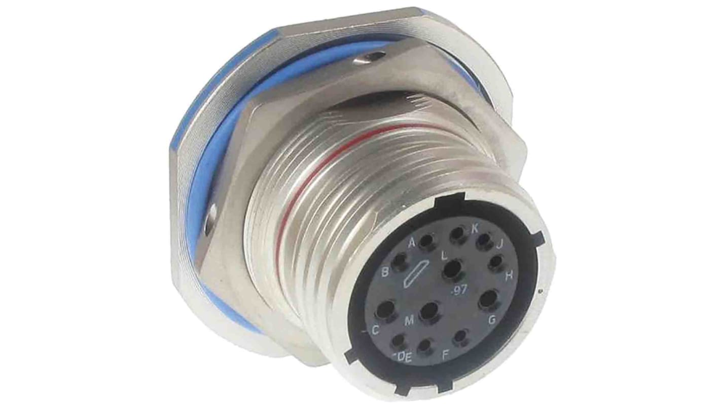 D38999/24KA35PN | Amphenol Aerospace, III 6 Way Connector Receptacle ...