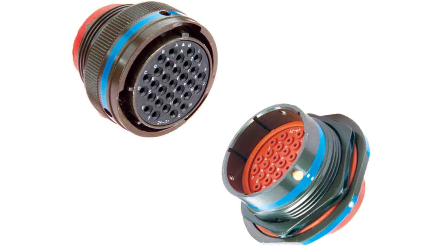 MS3474W14-4S | Amphenol India, Series 2, 4 Way Jam Nut Connector ...