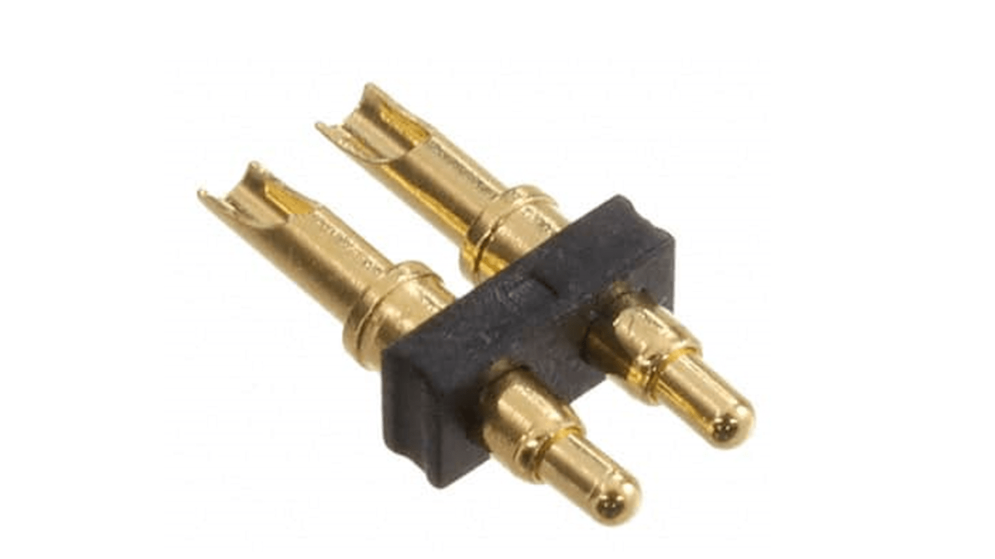 RS PRO Straight Through Hole PCB Connector, 2 Contact(s), 2.54mm Pitch ...