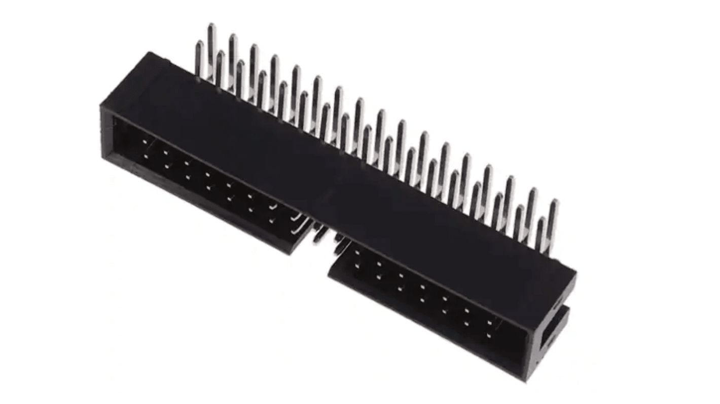 RS PRO Right Angle PCB Header, 34 Contact(s), 2.54mm Pitch, 2 Row(s ...
