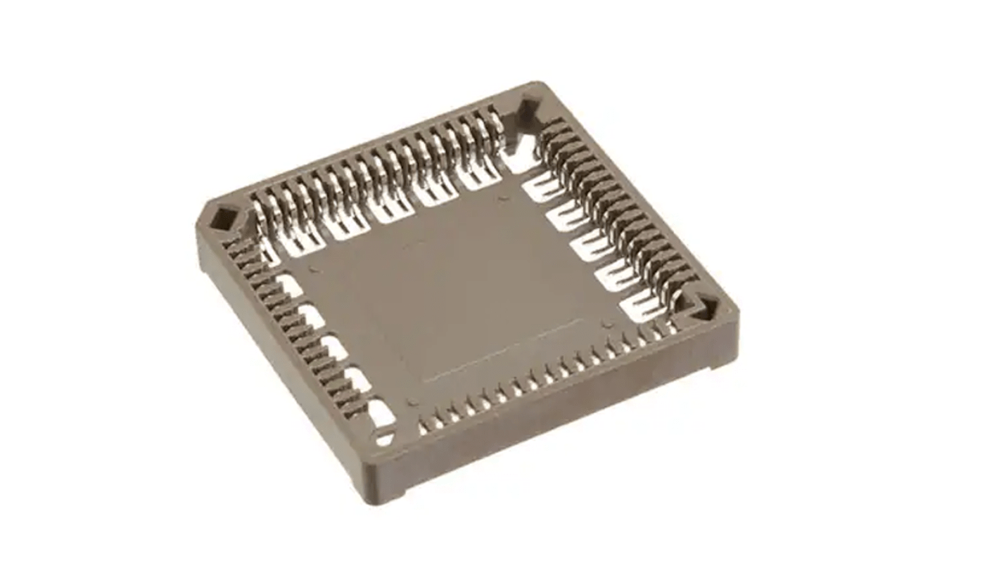 RS PRO 1.27mm Pitch 68 Way SMT PLCC IC Socket | RS