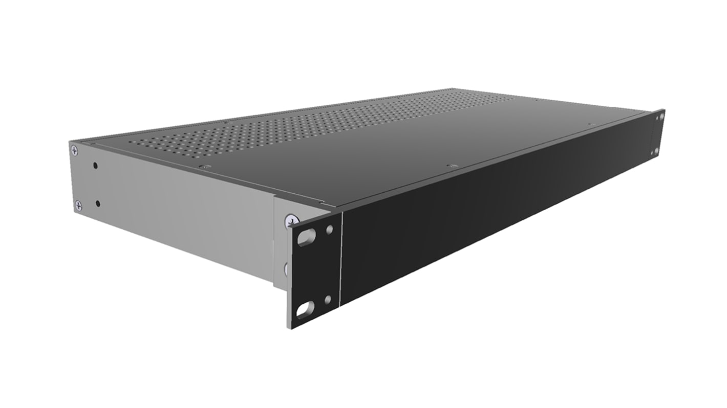 RM1U1908VBK | Hammond, 1U, 19-Inch Rack Mount Case, RM Ventilated, 203 ...
