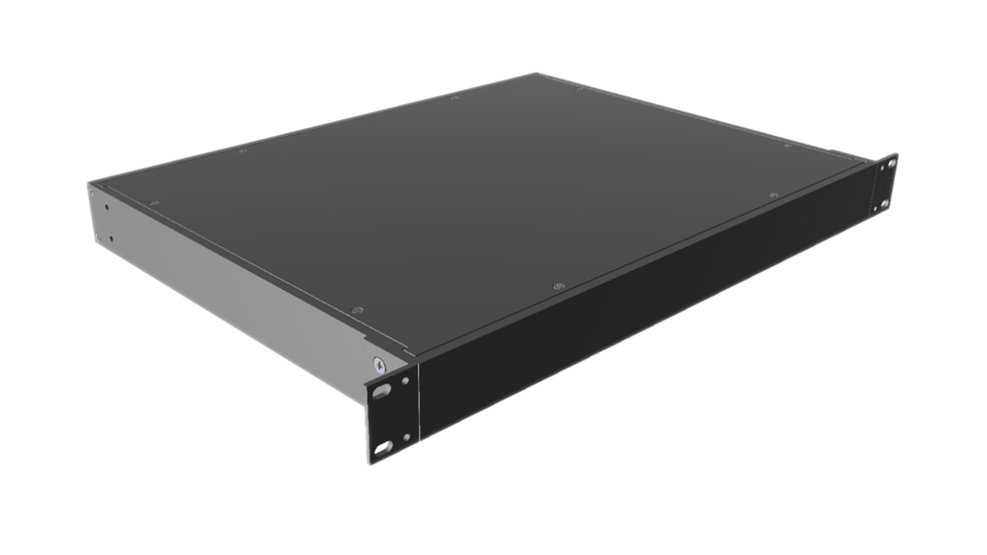 RM1U1913SBK | Hammond, 1U, 19-Inch Rack Mount Case, RM, 330 x 422 x ...