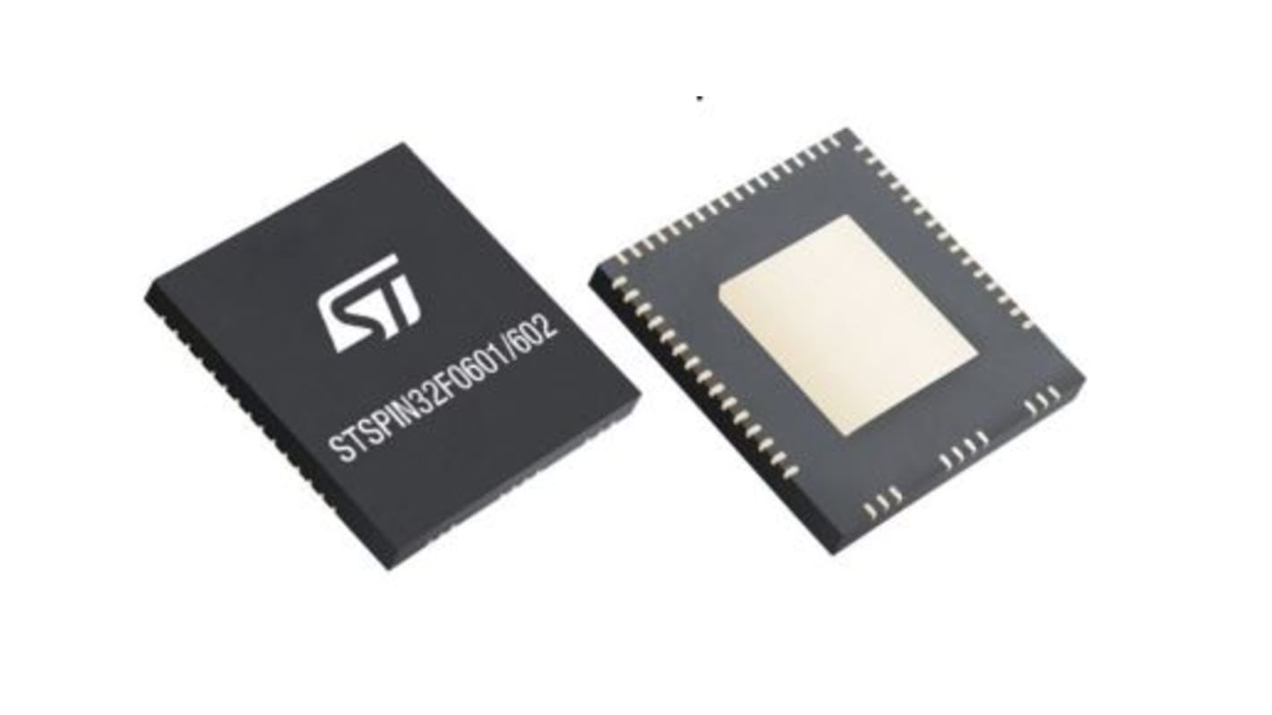 STMicroelectronics STSPIN32F0602QTR, BLDC Motor Driver IC 72-Pin, QFN | RS