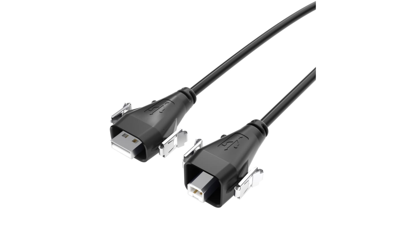 RCU-G-03.00-AMS-BMS | Samtec USB 2.0 Cable, Male USB A to Male USB B ...