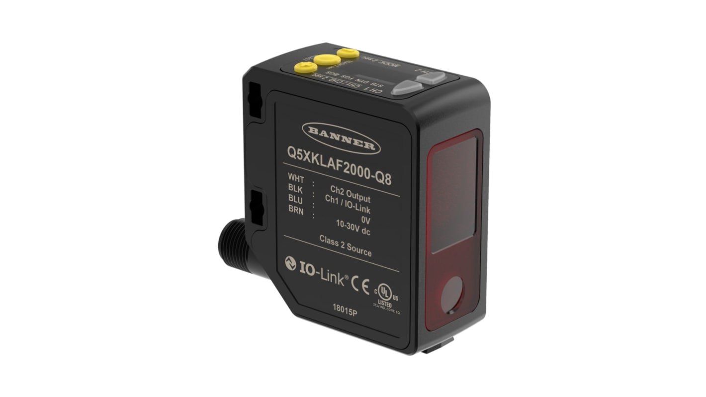 Q5XKLAF2000-Q8-JAM | Banner Through Beam Photoelectric Sensor ...