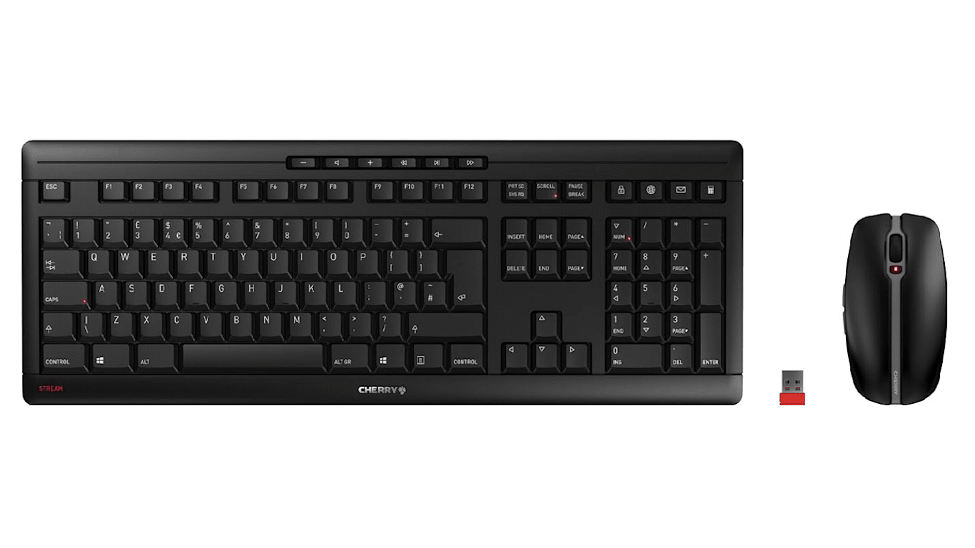 JD-8500GB-2 | Cherry STREAM DESKTOP Wireless Multimedia Keyboard ...
