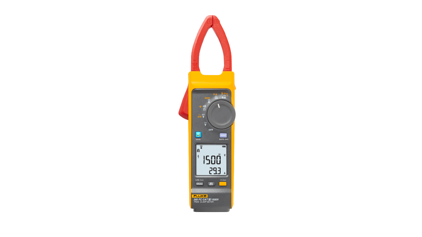 FLUKE-393FC/E | Fluke 393FC/E Clamp Meter Wi-Fi, 1000A dc, Max Current ...