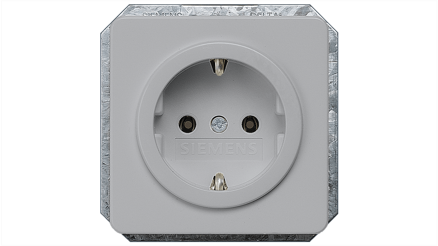 5UB1467 | Siemens, DELTA IP20 Silver Screw Socket Socket, Rated At 16A ...