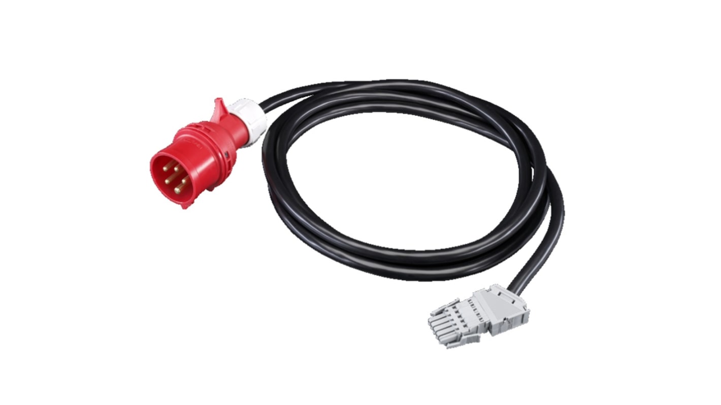 7856025 | Rittal CEE (3P+N+PE) Wago X-Com Power Cord, 3m | RS