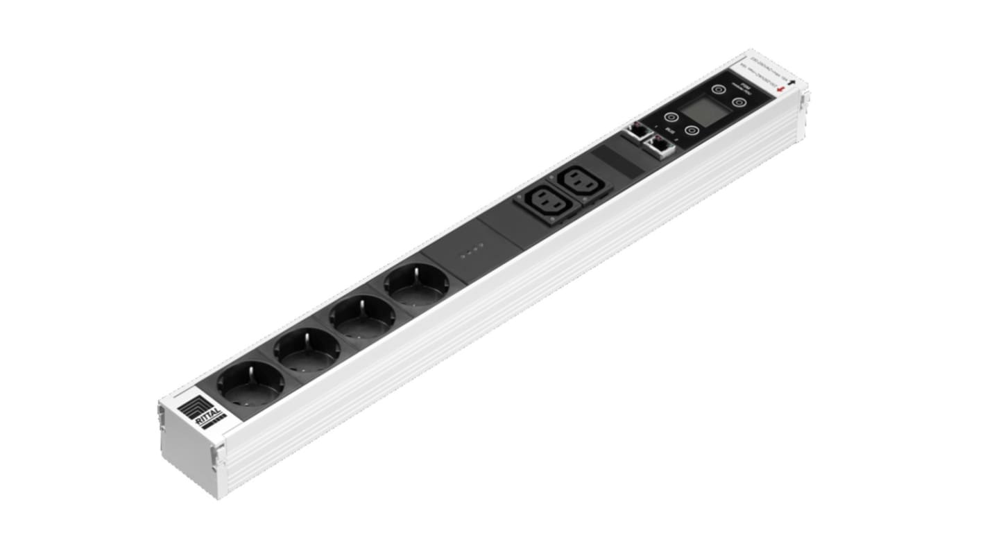 7859430 | Rittal 6 Gang Power Distribution Unit, 16A, 24 V | RS